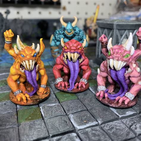 3d print of 3 horror spawns by troyburns2