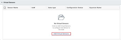 configure sensors