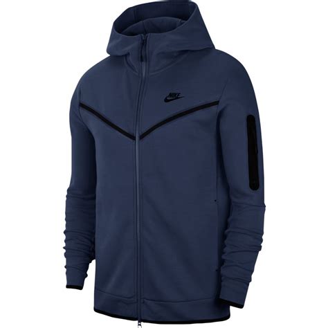 Nike Veste Homme Veste à Capuche Tech Fleece Bleu