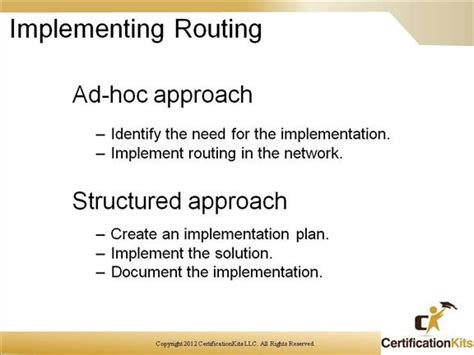 Cisco CCNP ROUTE Planning Routing Services