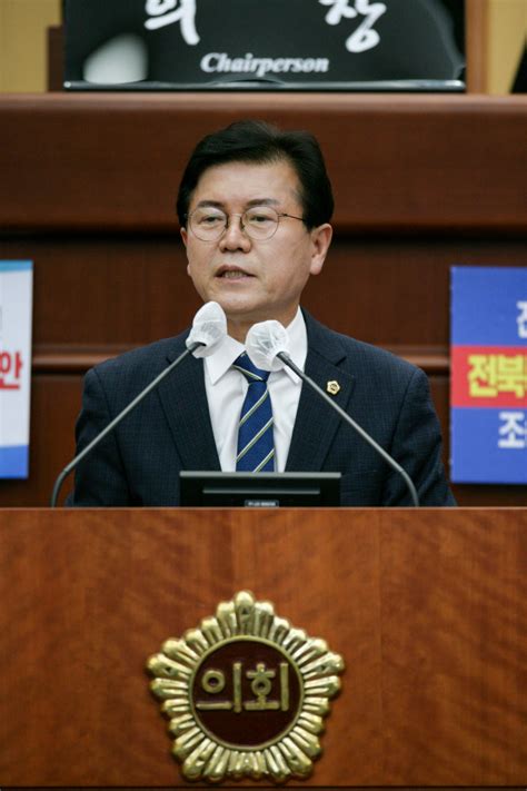 박용근 전북 고령친화산업 육성 지원 근거 담은 조례안 통과