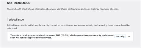 2mhost Fix Your Website Is Running On An Outdated Version Of Php In