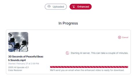 Ai 비디오 업스케일링 저해상도 비디오를 고해상도로 변환