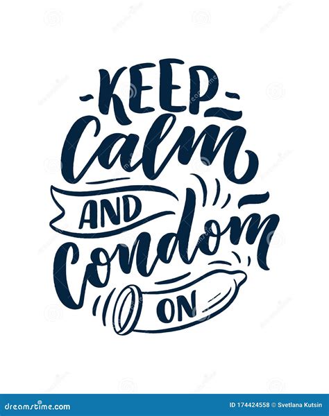 Safe Sex Slogan Great Design For Any Purposes Lettering For World