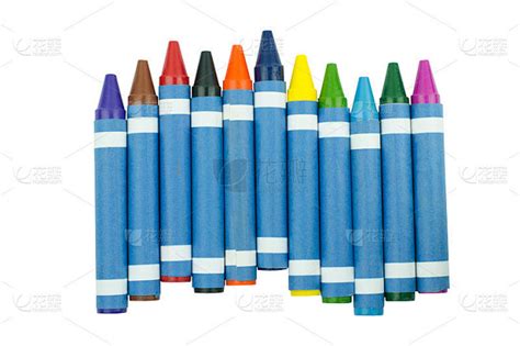 蜡笔蜡笔孤立在白色背景