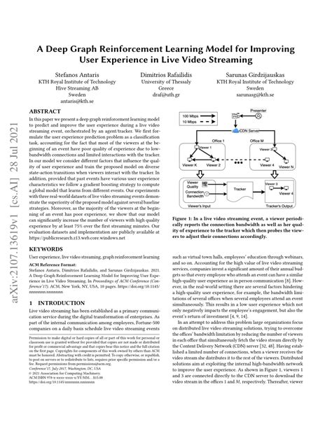 Pdf A Deep Graph Reinforcement Learning Model For Improving User