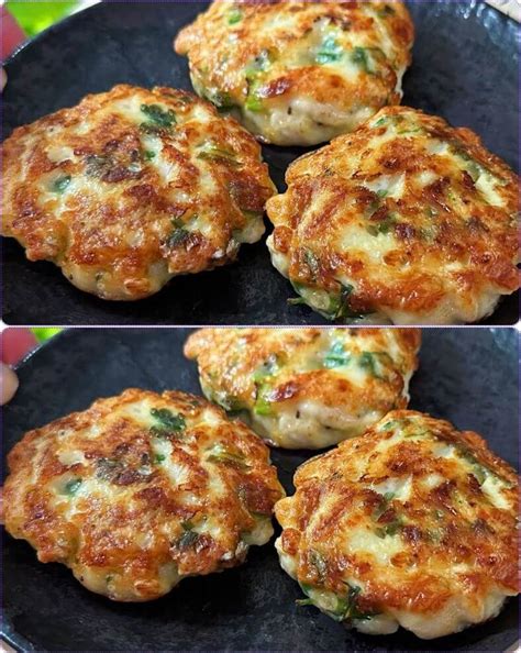 Chicken And Mozzarella Patties Made By Emily