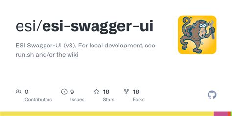 github esi esi swagger ui esi swagger ui v3 for local development see run sh and or the wiki