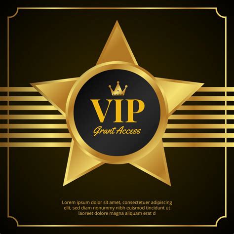 Vip Pass Card Design 225440 Vector Art At Vecteezy