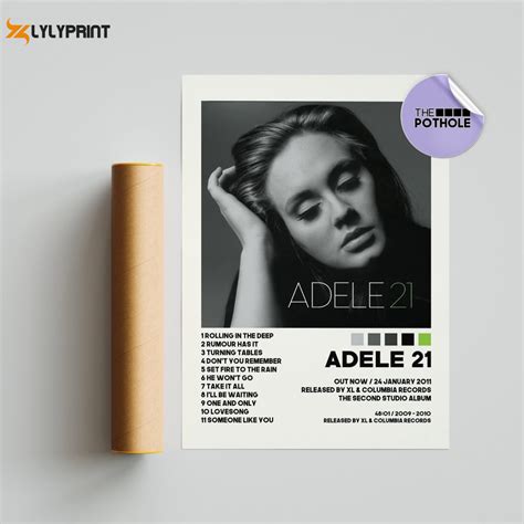 Adele Posters 21 Poster Adele 21 Album Cover Poster Poster
