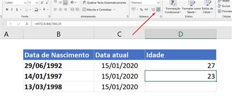 Como Calcular Idade No Excel Ninja Do Excel