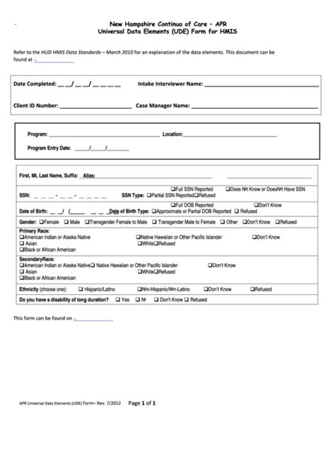 Top Universal Data Form Templates Free To Download In Pdf Format