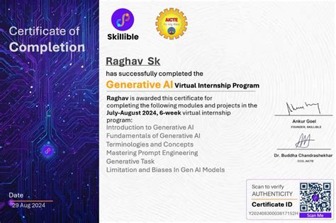 ai generativeai promptengineering skillible certification success raghav sk
