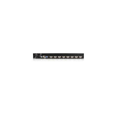 StarTech SV831DUSB 8 Port 1U Rack Mount USB PS 2 KVM Switch With OSD