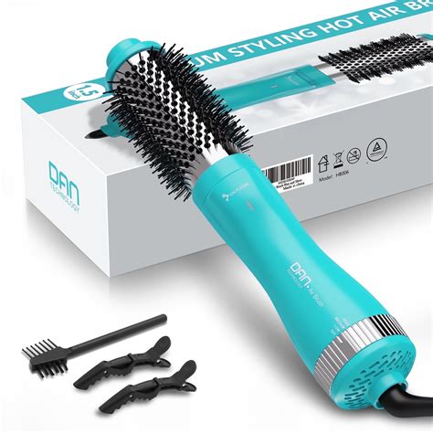 Dan Technology Ionic Hair Dryer Brush 4 In 1 Hot Air Styler Nano