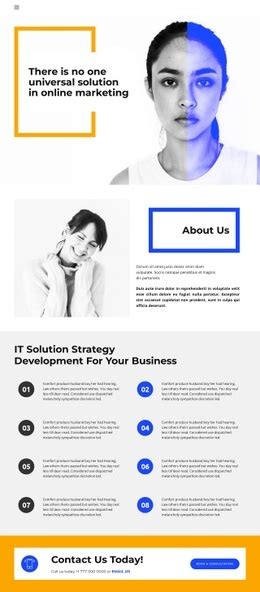 Business Problem Solving Web Page Design