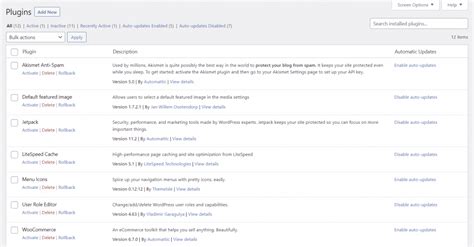 How To Downgrade Wordpress Website To A Previous Version