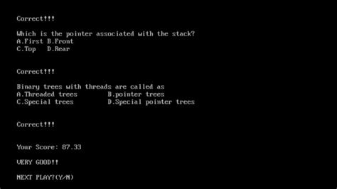 Quiz Game Project In Cc With Source Code And Report Download