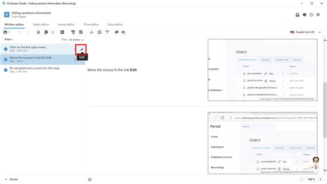 hiding sensitive information clicklearn community