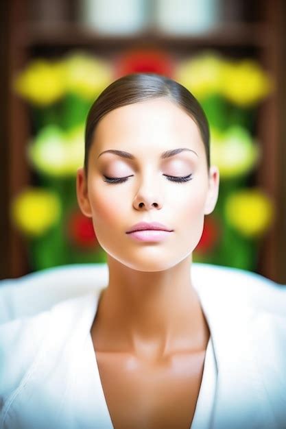 Premium Ai Image Shot Of A Young Woman Enjoying A Relaxing
