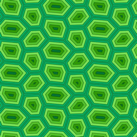 Free Vector Flat Design Turtle Shell Pattern