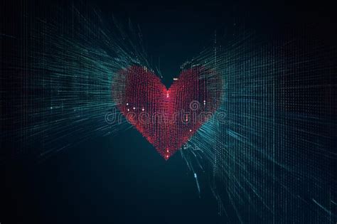 Ai Communicates Love On Valentine S Clude Binary Code Forming