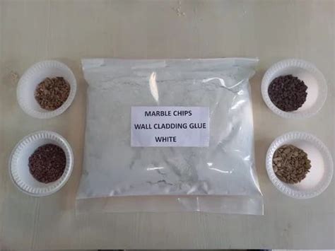 Marble Chips Adhesive Glue Or White Wall Cladding Marble Glue Bag 20