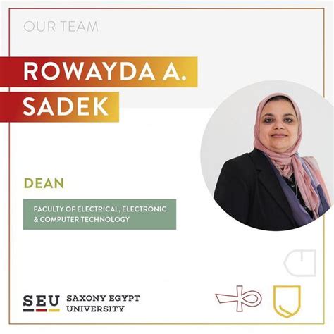 Saxony Egypt University Seu Rowayda Sadek