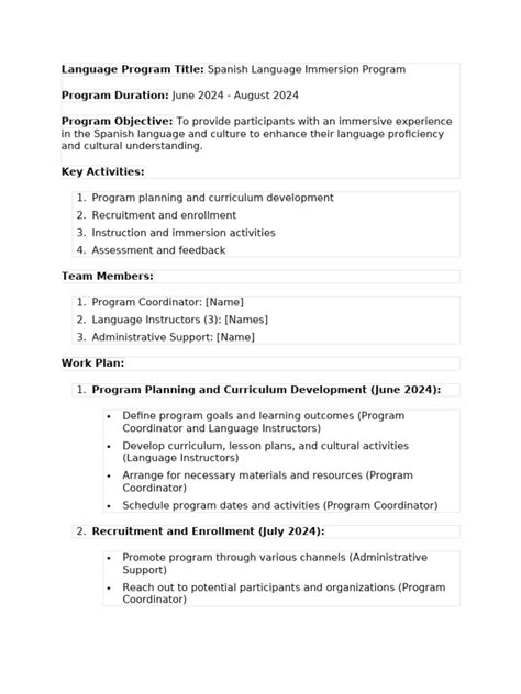 Language Program Pdf