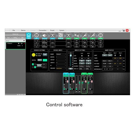 Dante DSP V Ohm X W Class D Mixer Amplifier X W Mixer Amplifier And Power Amplifier