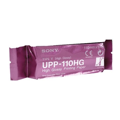 Sony UPP-110HG High Gloss Thermal Paper (10 Rolls/Box) - Hiliex Inc.