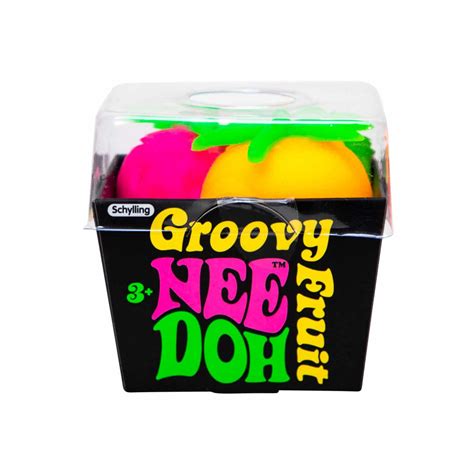 Groovy Fruit Nee Doh Classic Schylling Toy