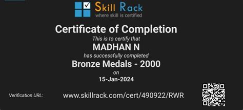 Skillrack Problemsolving Programmingjourney Programming Madhan N