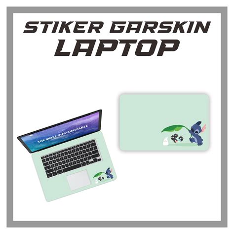 Sticker Garskin Laptop Motif Kartun Lucu Stiker Laptop Cover Protector Notebook Skin Garskin