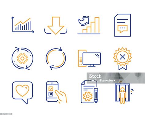 모바일 설문 조사 마음과 코멘트 아이콘을 설정 합니다 문서 그래프 및 메달 표지판을 거부 합니다 벡터 0명에 대한 스톡 벡터 아트 및 기타 이미지 Istock