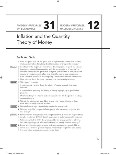 Modern Principles Macroeconomics 3rd Edition Cowen Solutions Manual