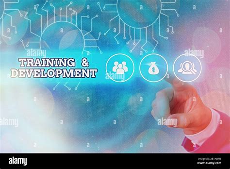 Writing Note Showing Training And Development Business Concept For