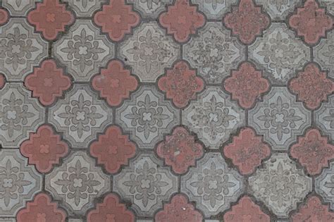 배경 오래되고 더러운 빨간색과 회색 곡선 세그먼트 콘크리트 포장 0명에 대한 스톡 사진 및 기타 이미지 0명 건축물 곡선 Istock