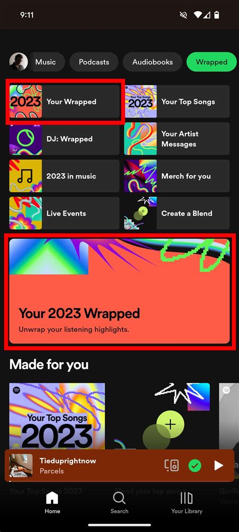 spotify how to see your spotify wrapped playlists