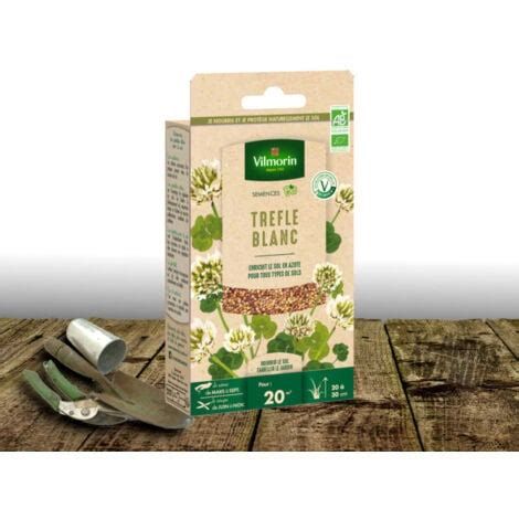 Graines De Trèfle Blanc Sans Traitement Vilmorin Sachet 125 M²