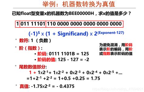 浮点数的编码表示 csdn博客
