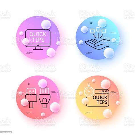 빠른 팁 통합 및 컴퓨터 케이블 최소 라인 아이콘 웹 응용 프로그램 인쇄용 벡터 3차원 형태에 대한 스톡 벡터 아트 및 기타 이미지 3차원 형태 Usb 케이블 고급