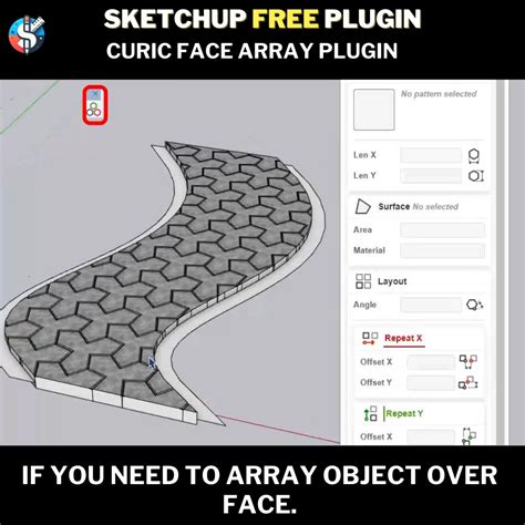 vray sketchup guru curic face array plugin must have all sketchup