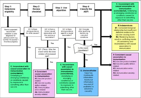 Adapted From Who Aefi Causality Assessment Valid Diagnosis Eligibility Download Scientific
