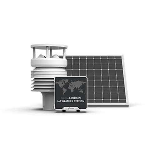 Estación Metereológica Iot Wts305 Lorawan Solar Ip67