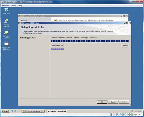 installing sql server express 2008 on windows server 2003 · james skemp