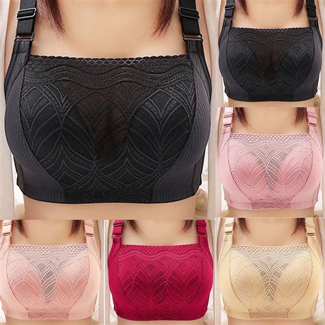 Elainilye Fashion Women Bras Wireless Plus Size Bra Supportive Bras