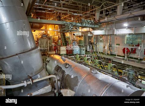 Ships Engine Room Vessels Ship Engine Room Space Industrial