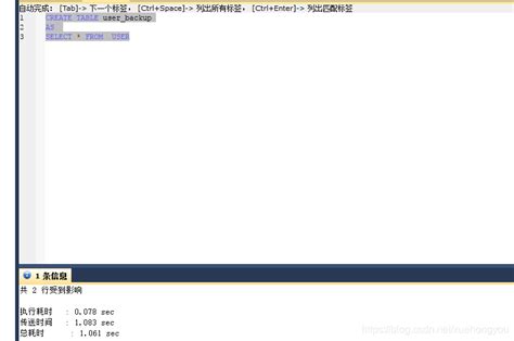Create Table 表名 As Select 语句用法详解create Table As Select From Csdn博客