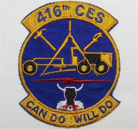 416th Civil Engineering Squadron Patch Griffin Militaria